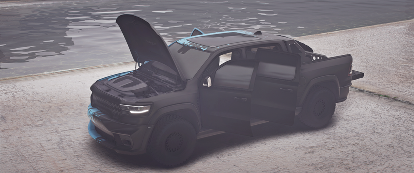(Debadged) Dodge Ram TRX Hellram + Liveries – AIO Cars FiveM