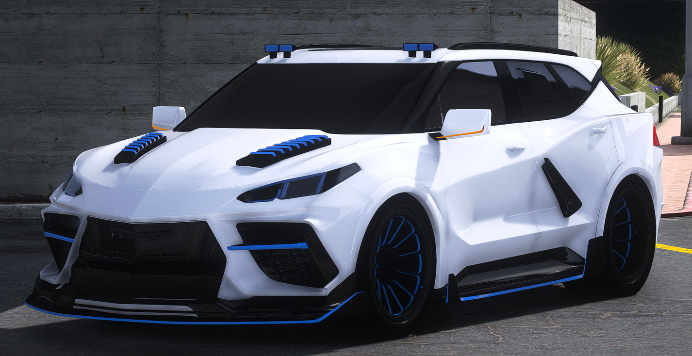 (Debadged) 2025 Chevrolet Corvette SUV Hycade SS – AIO Cars FiveM