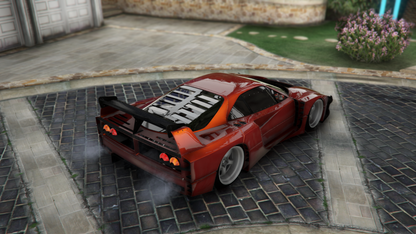 (Debadged) Ferrari F40 LM Extreme – AIO Cars FiveM