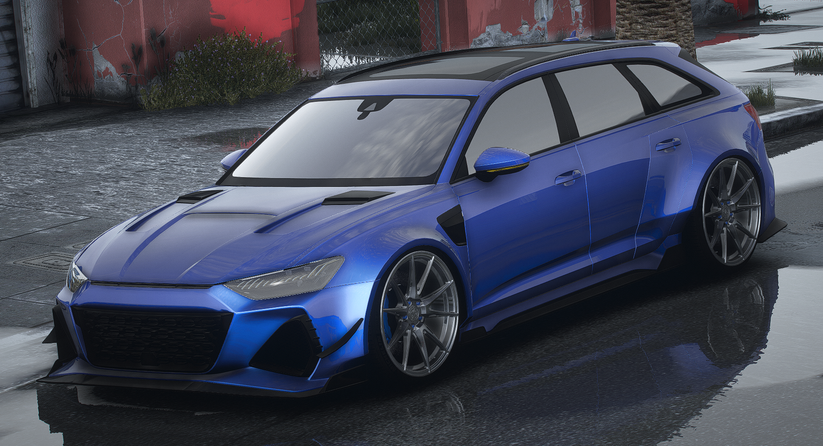 (Debadged) Audi RS6 Venuum Custom – AIO Cars FiveM